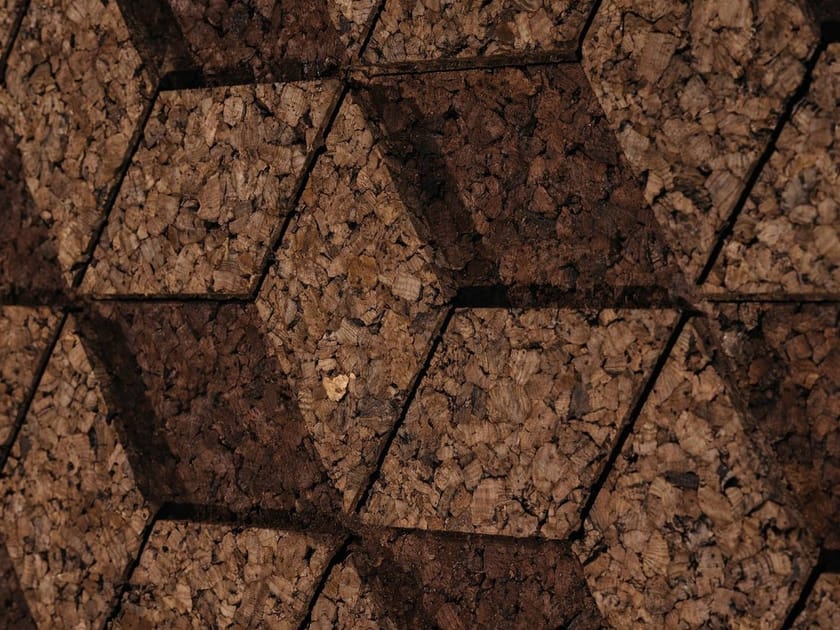 Cork wall tiles CORKUBE By GENCORK