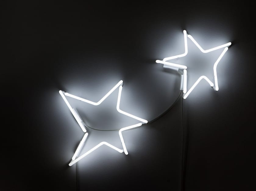 Wall-mounted neon light installation COSMIC By sygns design Lilly ...