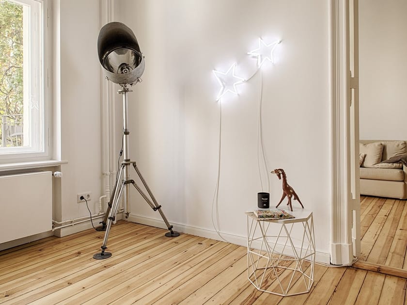 Wall-mounted neon light installation COSMIC By sygns design Lilly ...