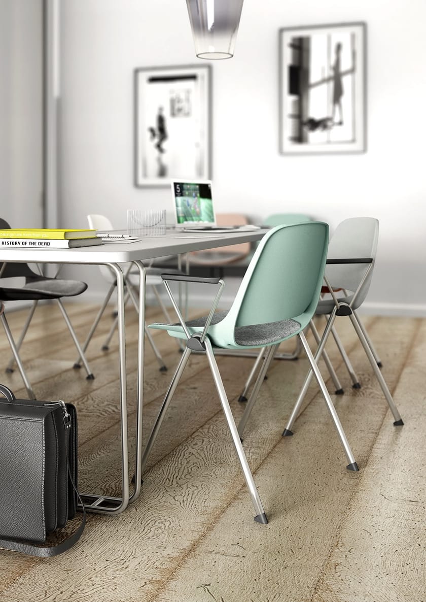 COSMO | Chair with armrests Cosmo Collection By Leyform design Angelo ...