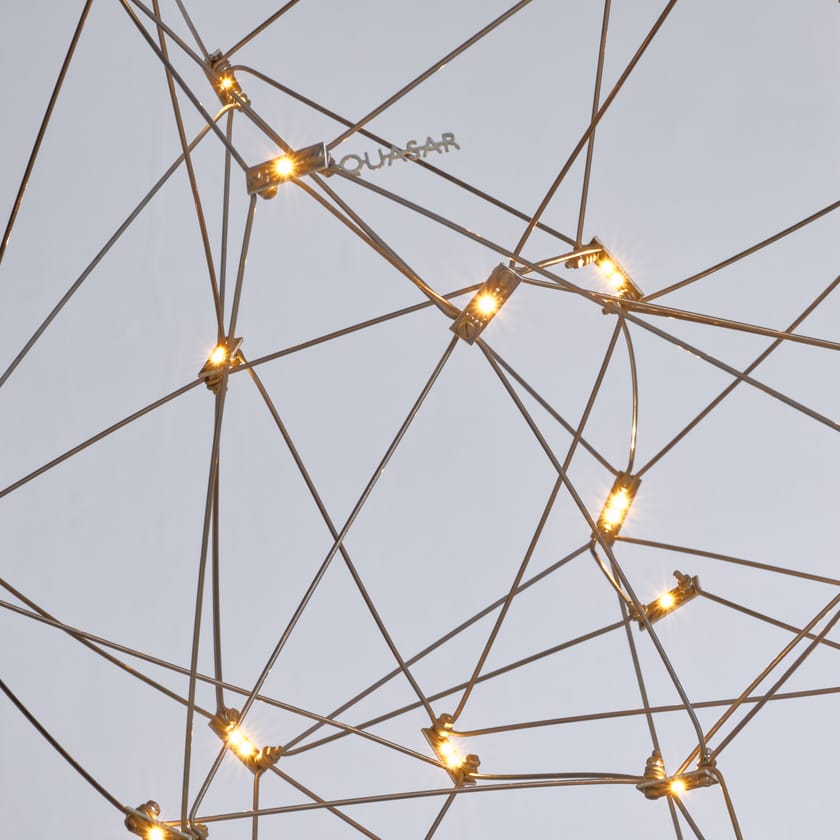 COSMOS GLOBE | Pendant lamp LED handmade metal pendant lamp By Quasar