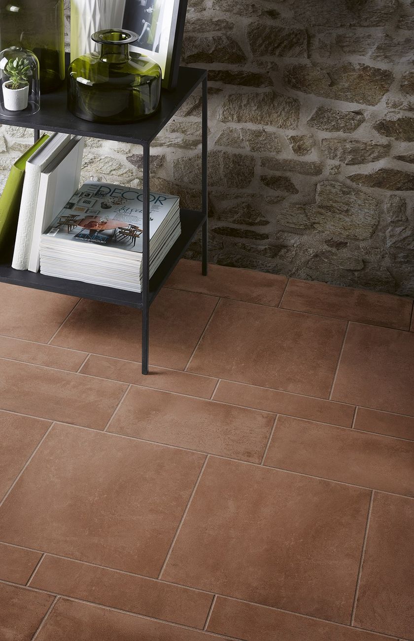 Porcelain stoneware wall/floor tiles with terracotta effect COTTI D ...