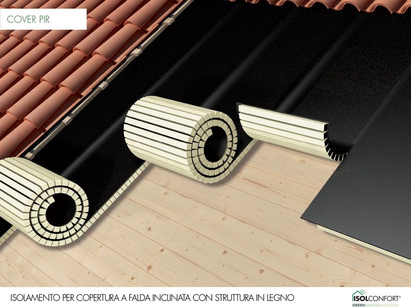 Thermal insulation panel COVER PIR By Isolconfort