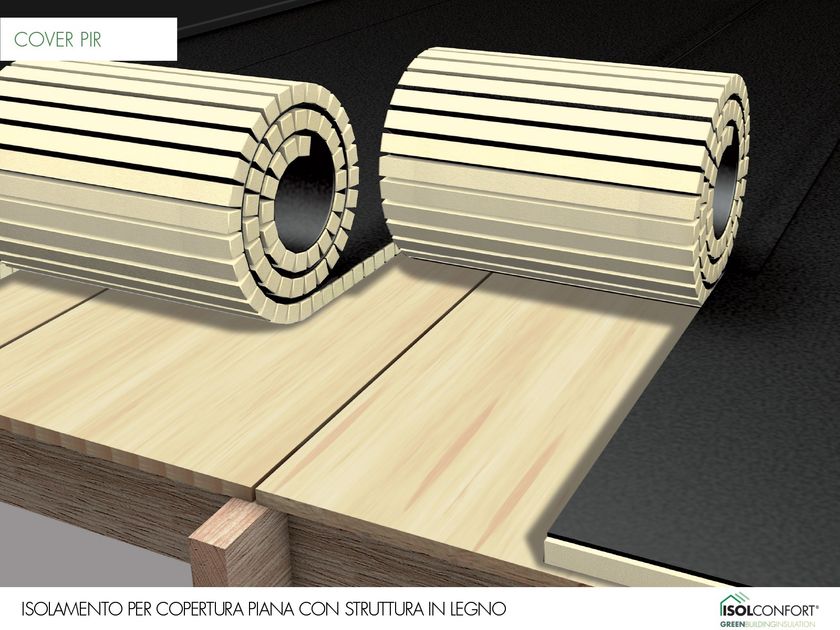 Thermal insulation panel COVER PIR By Isolconfort