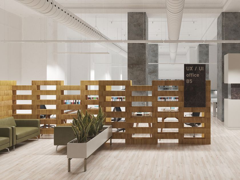 CRAFTWAND® | Wooden room divider By CRAFTWAND