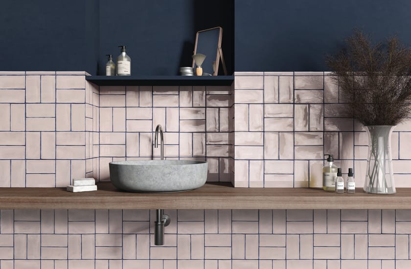 White-paste wall tiles CRAZED By Harmony