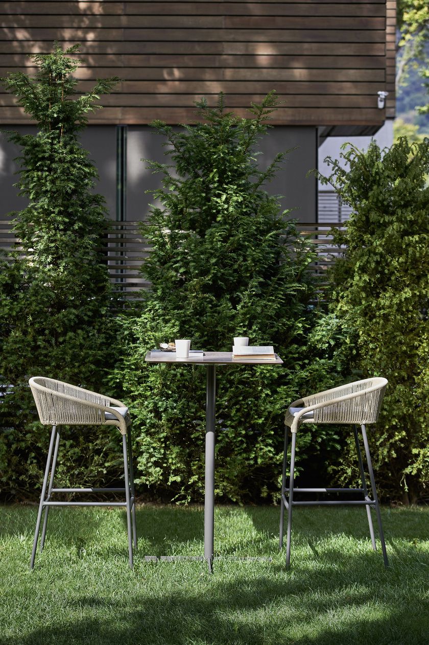 CRICKET | Stool with back By Varaschin design Anki Gneib