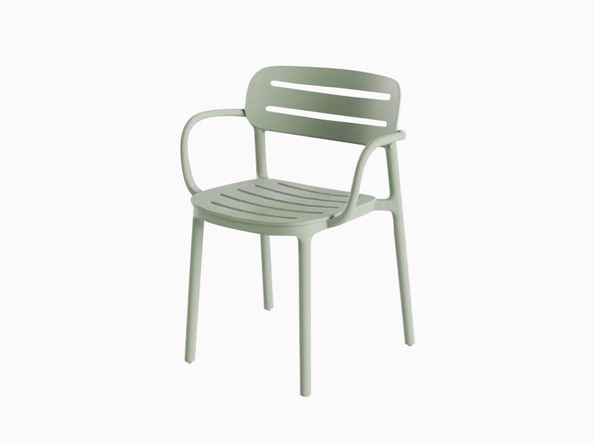 CROISETTE | Chair with armrests By Serralunga design Florent Coirier