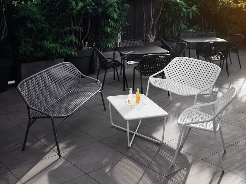 CROISETTE Garden stackable polyethylene fibre easy chair By Fermob ...