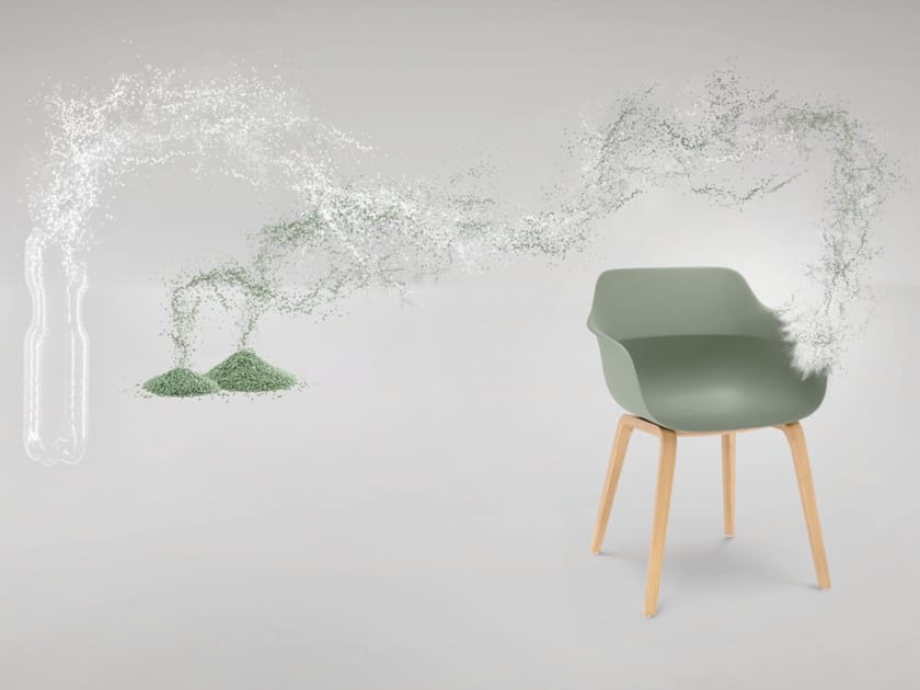 CRONA LIGHT ECO Silla de plástico ecológico By Brunner | design ...