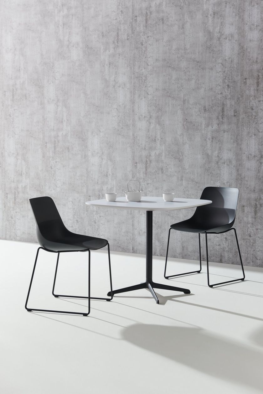 CRONA LIGHT | Sled base chair crona Collection By Brunner design ...