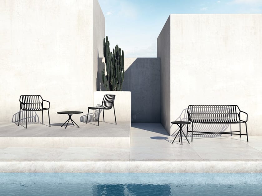 CRONA STEEL | Side table By Brunner design Archirivolto