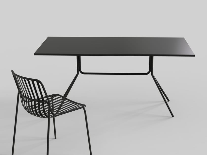 CRONA STEEL | Rectangular table By Brunner design Archirivolto