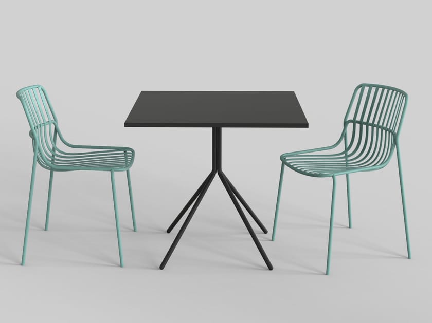 CRONA STEEL Folding square steel garden table By Brunner | design ...