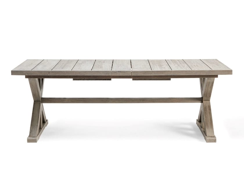 CRONOS Rectangular teak garden table By Ethimo