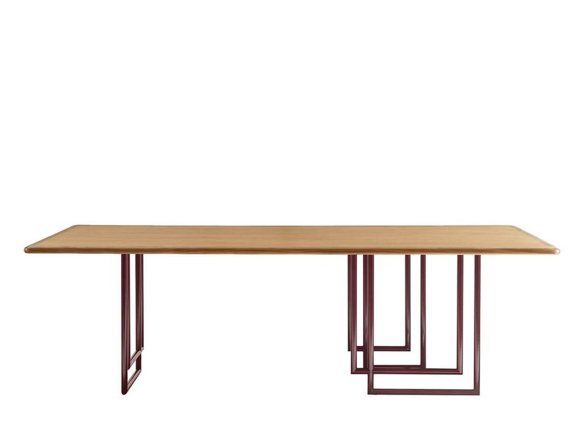 Rectangular dining table CROSS By HC28