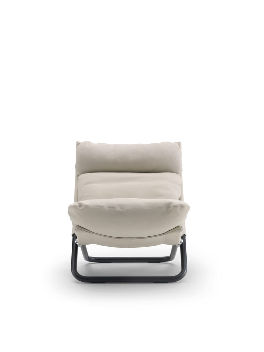 CROSS HIGH Leather armchair By arflex | design Marcello Cuneo