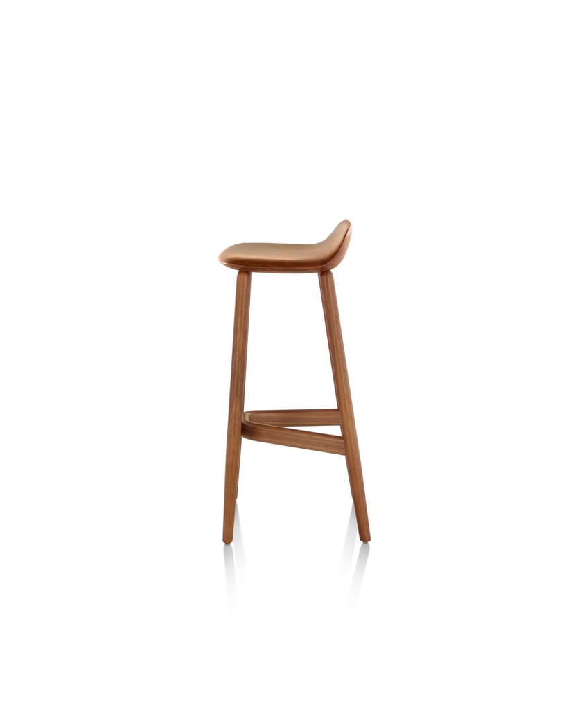 CROSSHATCH High wooden barstool By Herman Miller | design EOOS