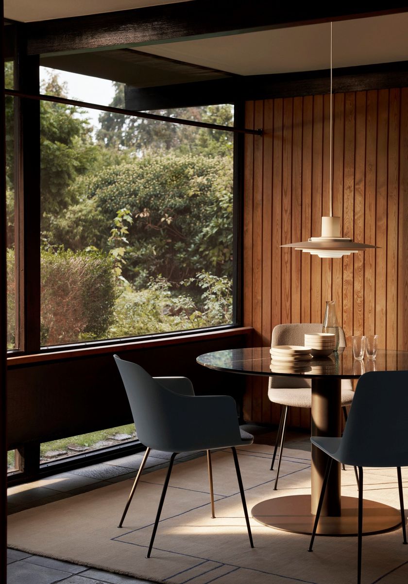 Rectangular rug in wool, viscose and bamboo silk CRUISE AP12 By &TRADITION