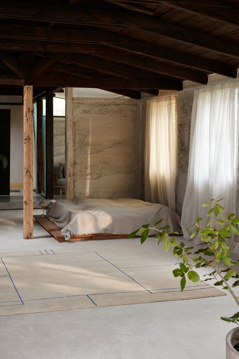 CRUISE AP12 Rectangular rug in wool, viscose and bamboo silk By ...