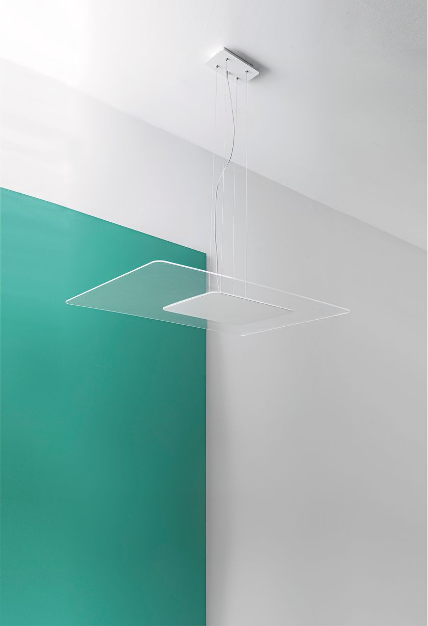 CRYSTAL Luminária pendente LED de alumínio By Rossini Illuminazione