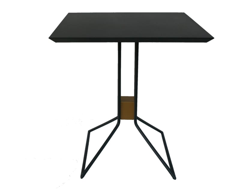 Galvanized steel table base CUBE By RD Italia