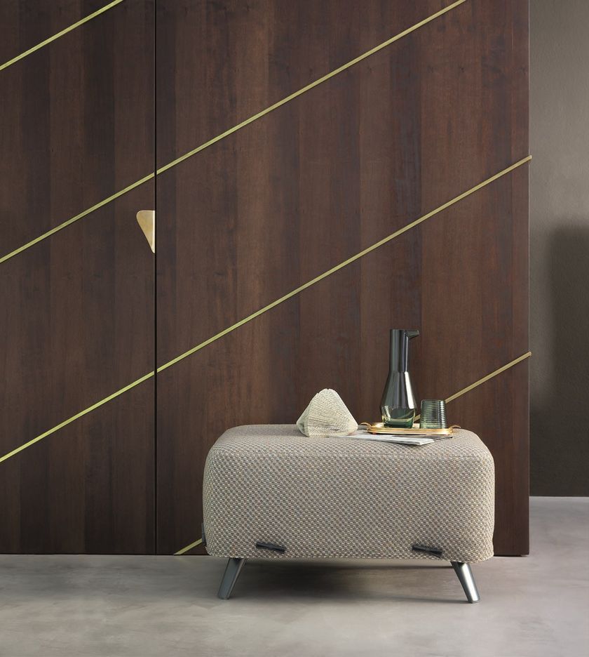 CUFF Upholstered rectangular fabric pouf By Bonaldo | design Mauro ...