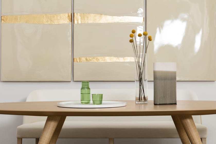 CUPERTINO DINNER table By DOM Edizioni design Domenico Mula