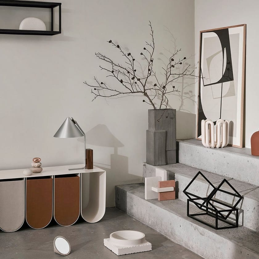 CURVED BOX M storage box By Kristina Dam Studio