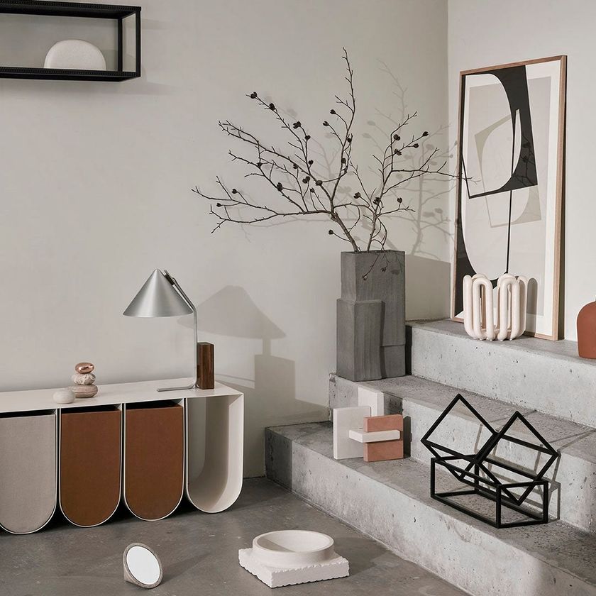 CURVED BOX S storage box By Kristina Dam Studio