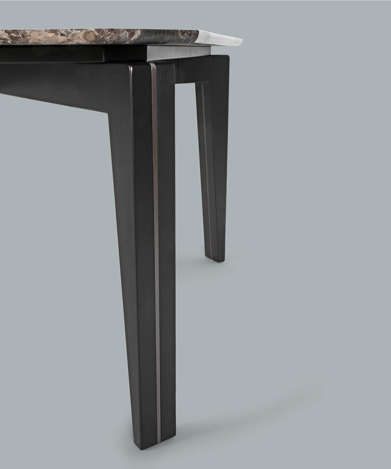 Table à manger rectangulaire en marbre CURZIO By Borzalino design Carlo ...