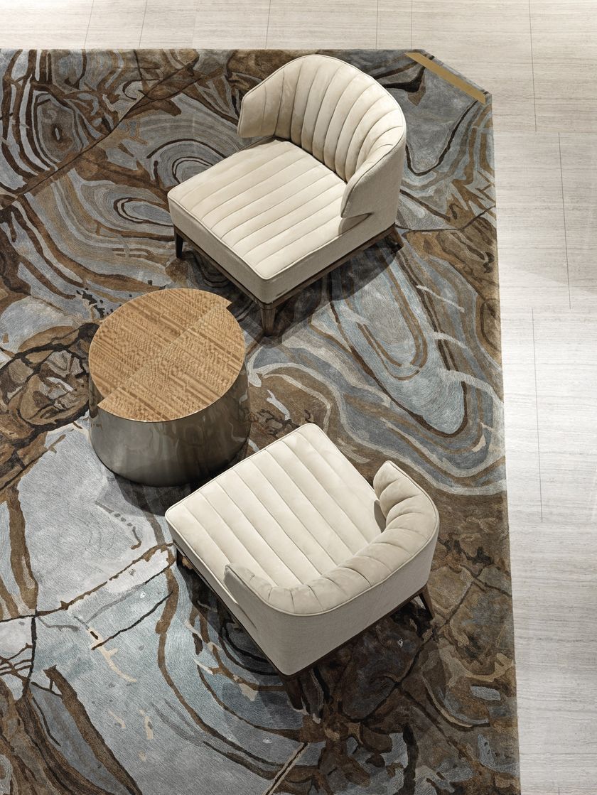 CYBORG Round steel and wood coffee table By Visionnaire | design ...