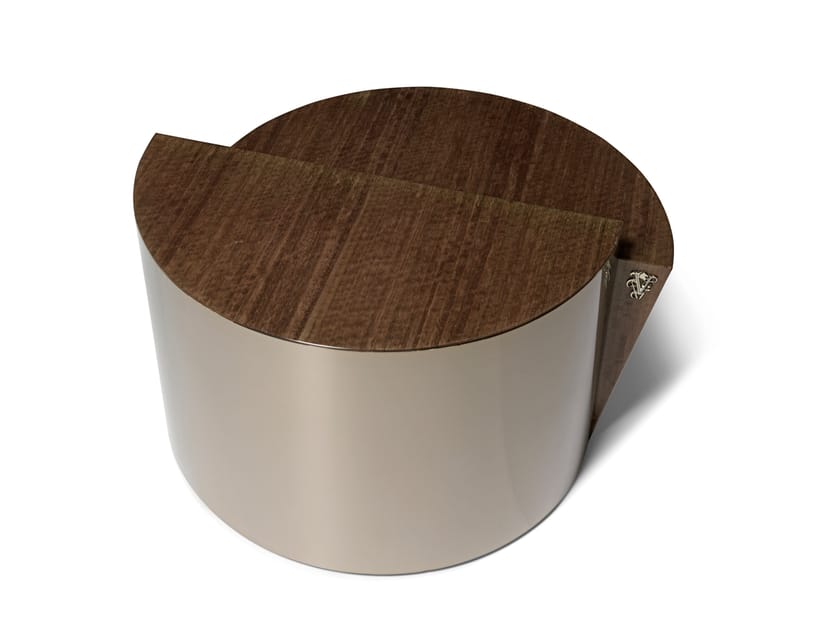 CYBORG Round steel and wood coffee table By Visionnaire | design ...