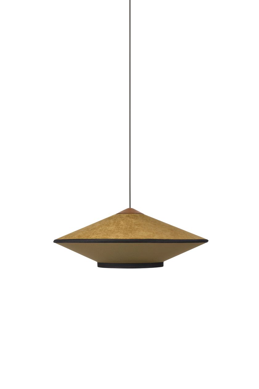 CYMBAL Velvet pendant lamp By Forestier