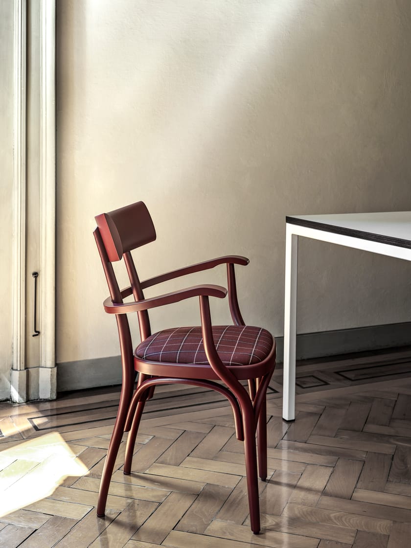 Czech chair with armrests By Wiener GTV Design