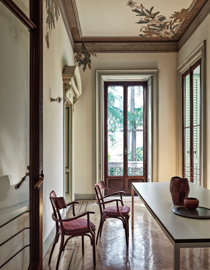 CZECH Beech chair with armrests By Wiener GTV Design