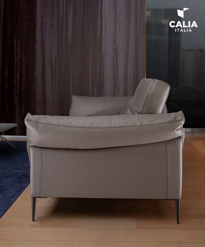 ELISIR 3 seater leather sofa By Calia Italia
