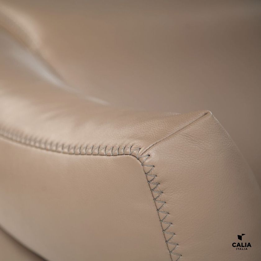 ELISIR 3 seater leather sofa By Calia Italia