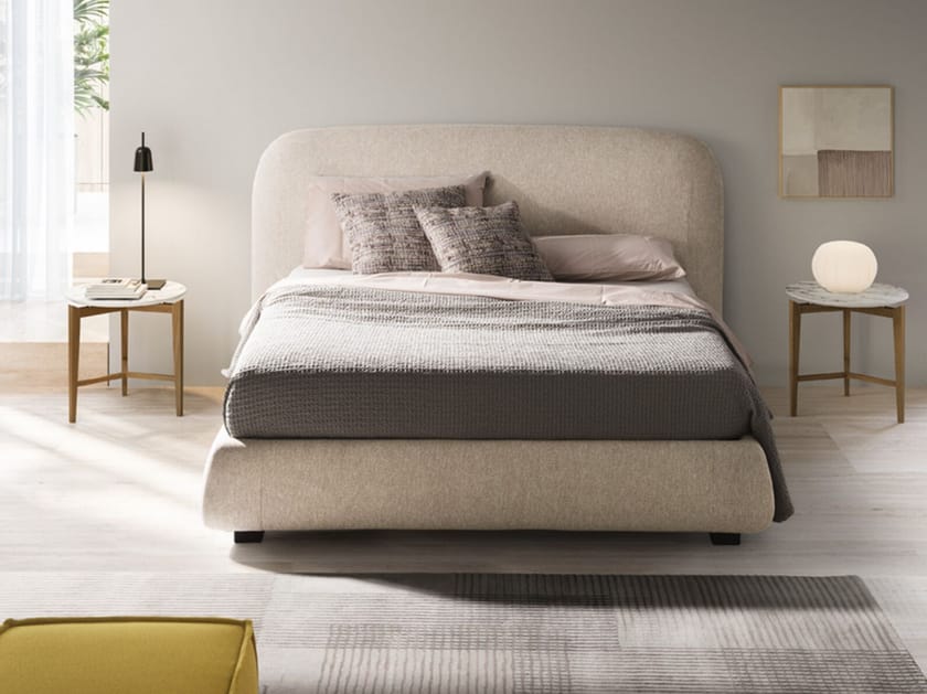 NOA Upholstered double bed By Calligaris