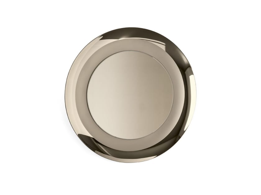 SURFACE Round wall-mounted mirror By Calligaris
