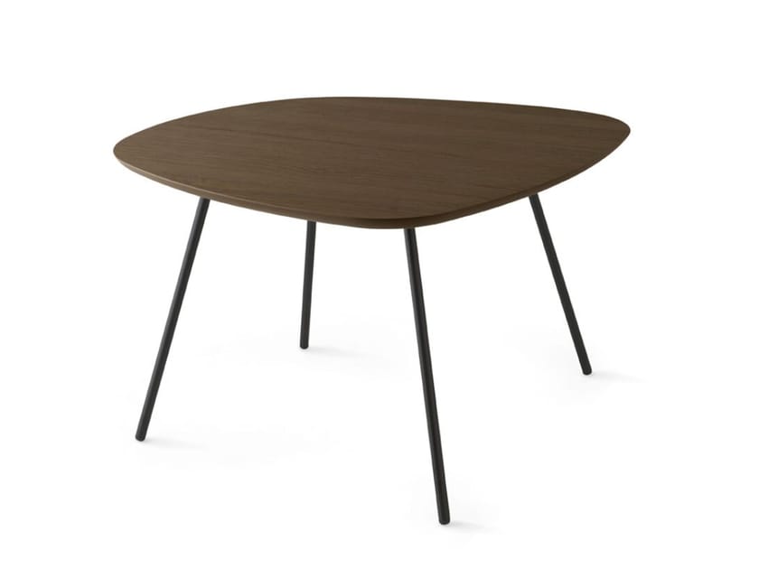 TWEET Stackable wood veneer coffee table By Calligaris
