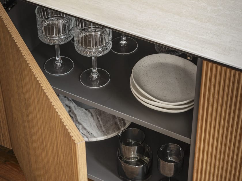 UNIVERSAL Wooden sideboard with doors By Calligaris | design Buratti ...