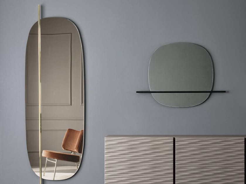 VANITY Oval wall-mounted mirror By Calligaris