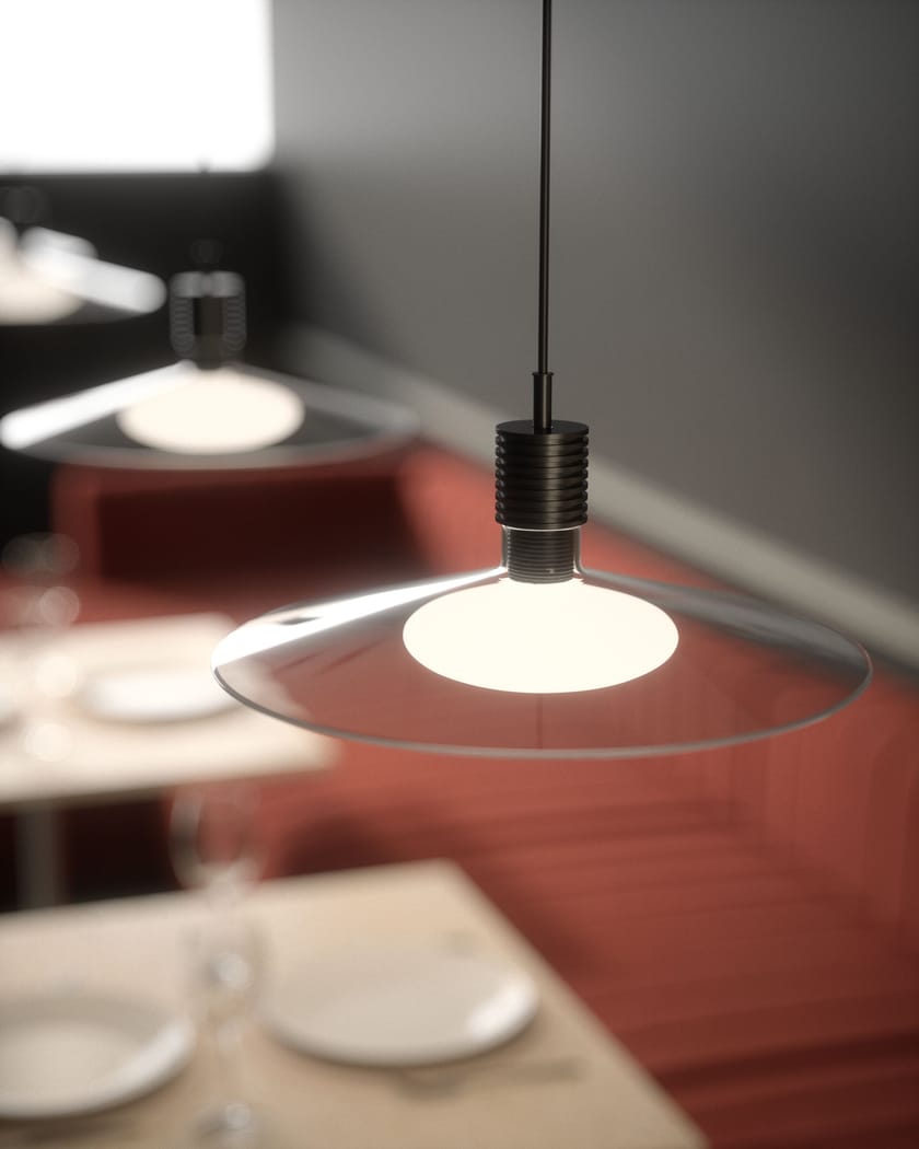 HYDRA LED glass pendant lamp By Cangini & Tucci