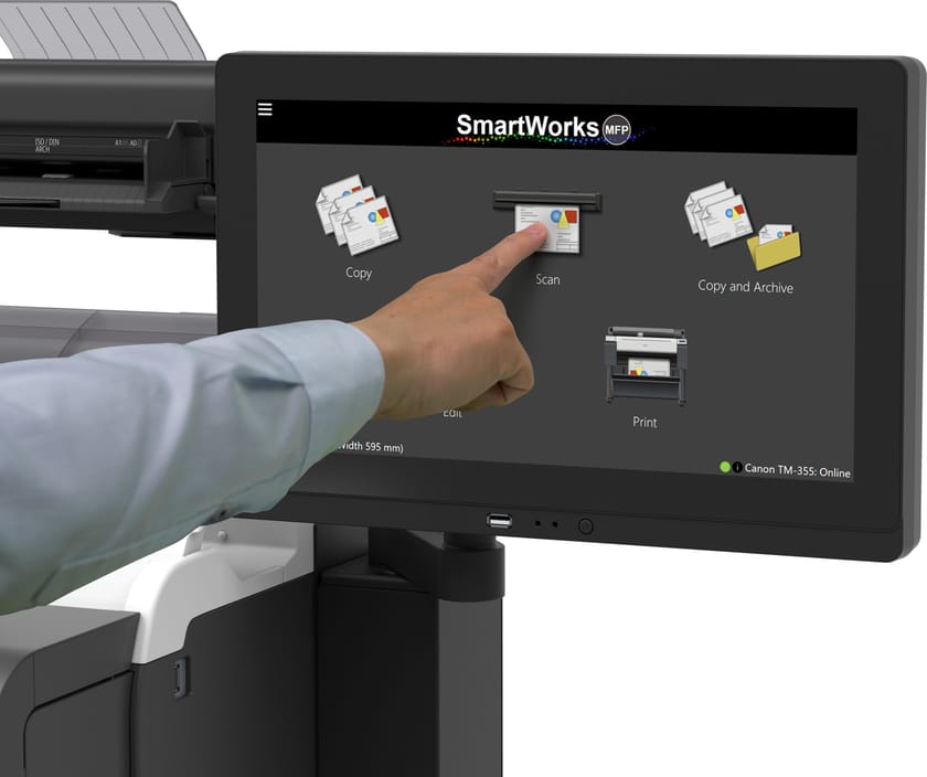 imagePROGRAF TM-350/355 MFP Z36 Plotter and printer By Canon