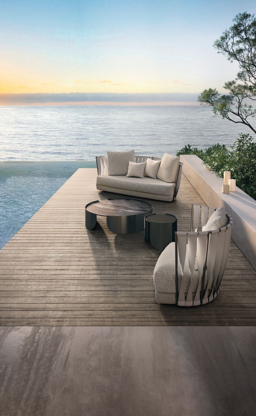 TWIST Garden sofa By Cantori | design Castello Lagravinese