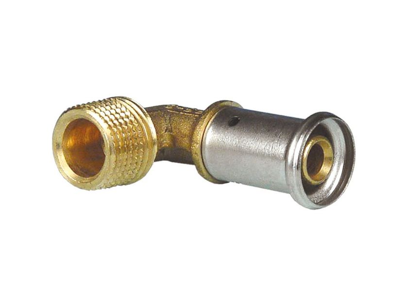 5P Gomito maschio in ottone By Cappellotto