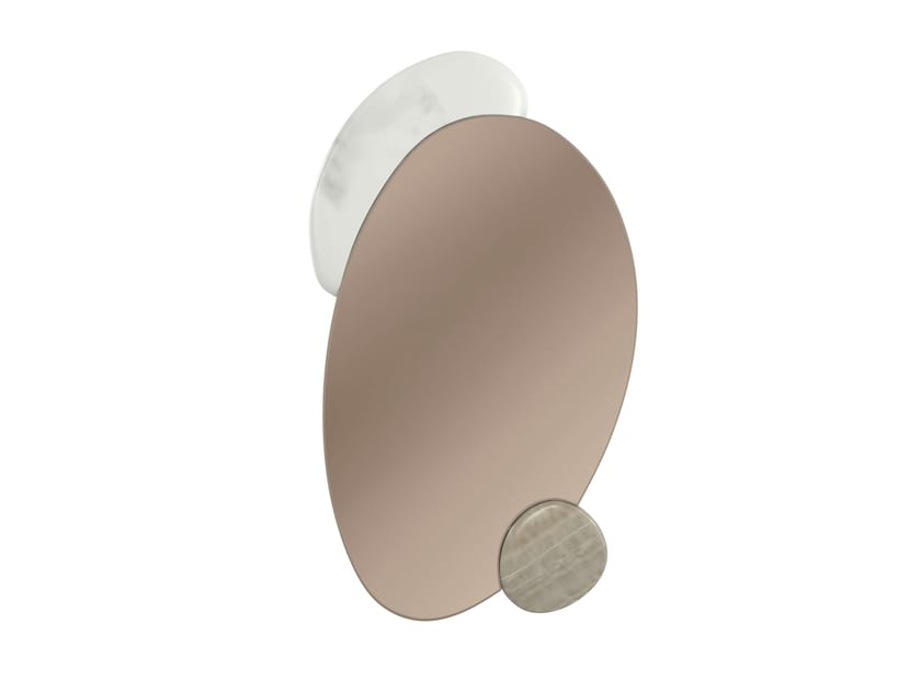 ECHO Oval wall-mounted mirror By Caracole