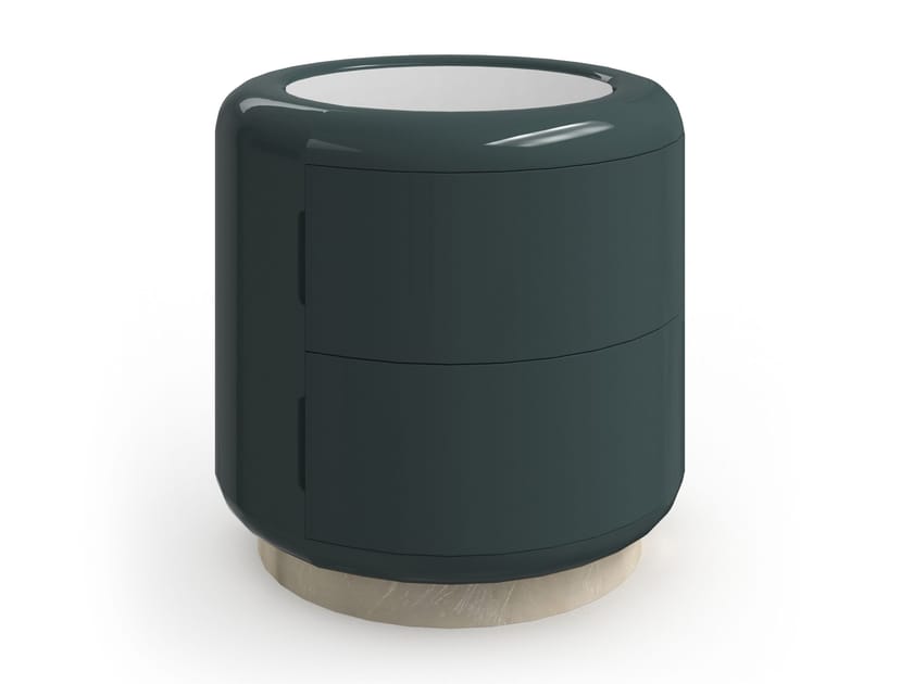 Round Mirrored Glass Bedside tables | Archiproducts