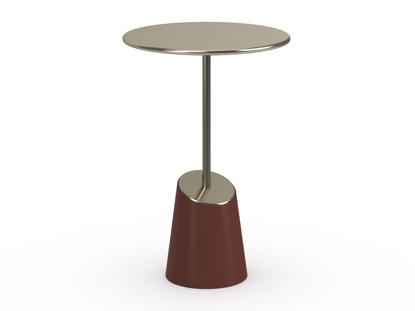 ROSSETTA Round high side table By Caracole